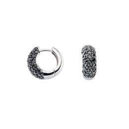Adelia´s Paar Ohrhänger ADELIA´S "925 Silber Ohrringe Creolen Ø 16 mm" Gr. Damen, Silber 925 (Sterlingsilber), bunt Damen Ohrhänger