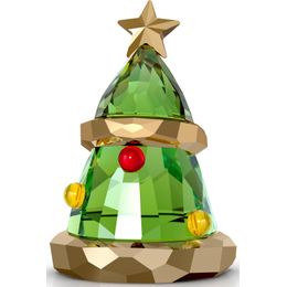 Dekofigur Swarovski "Kristallfigur Holiday Cheers Weihnachtsbaum, 5627104" Dekofiguren Gr. B/H/T: 2,9 cm x 4,3 cm x 3 cm, bunt (grün, bernsteinfarben, gelb, rot) Deko-Objekte