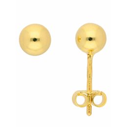 Adelia´s Paar Ohrhänger ADELIA´S "1 333 Gold Ohrringe / Ohrstecker Ø 5 mm" Gr. Damen, Gelbgold 333, goldfarben (gold) Damen Ohrhänger