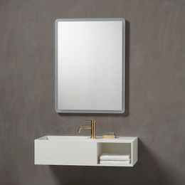 Badspiegel Loevschall "Sienna" Spiegel Gr. B/H/T: 80 cm x 60 cm x 3,5 cm, weiß Badspiegel