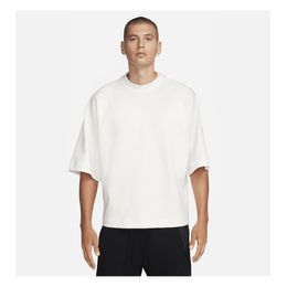Nike Sportswear Tech Fleece Reimagined extragroßes Kurzarm-Sweatshirt für Herren - Weiß