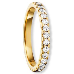Diamantring ONE ELEMENT "0.5 ct Diamant Brillant Ring aus 585 Gelbgold" Fingerringe Gr. 56, mit Diamant, Gelbgold 585-Diamanten, goldfarben (gold) Damen Diamantringe