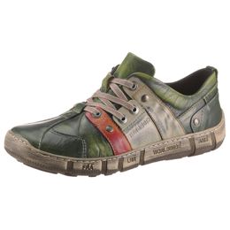 Schnürschuh Kacper Gr. 42, grün (grün, orange) Herren Schuhe Schnürhalbschuhe