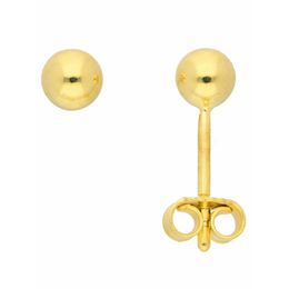 Adelia´s Paar Ohrhänger ADELIA´S "1 333 Gold Ohrringe / Ohrstecker Ø 4 mm" Gr. Damen, Gelbgold 333, goldfarben (gold) Damen Ohrhänger