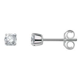 Paar Ohrhänger ONE ELEMENT "0.30 ct Diamant Brillant Ohrringe Ohrstecker aus 950 Platin" Gr. Damen, 0.30 ct, Diamanten-Platin 950, silberfarben (silber) Damen Ohrhänger