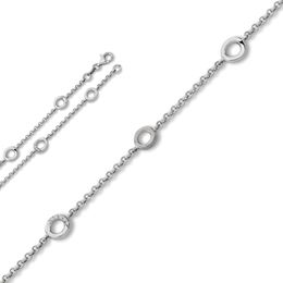 Silberarmband ONE ELEMENT "Zirkonia Armband aus 925 Silber 19 cm" Armbänder Gr. 19, Silber 925 (Sterlingsilber), silberfarben (silber) Damen Armbänder Silber