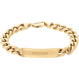 Armband Tommy Hilfiger "SS24 CLASH, 2790579, 2790580" Armbänder Gr. Edelstahl, gelb (gelbgoldfarben) Herren Hochzeitsmode