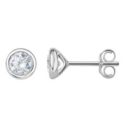 Paar Ohrhänger ONE ELEMENT Ohrringe Gr. Damen, 0.34 ct, Diamanten-Platin 950, silberfarben (silber) Damen Ohrhänger