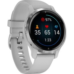 Smartwatch Garmin "Venu 2S" Smartwatches grau (hellgrau) Fitness-Tracker