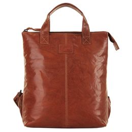 XZONE Cityrucksack X-ZONE Gr. B/H/T: 30 cm x 27 cm x 10 cm, braun (cognac) Rucksäcke