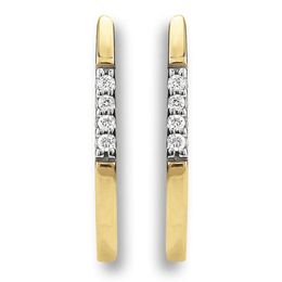 Paar Ohrstecker ONE ELEMENT "0.03 ct Diamant Brillant Ohrringe aus 585 Gelbgold" Gr. Damen, 0.03 ct mit Diamant, Diamanten, goldfarben (gold) Damen Ohrstecker