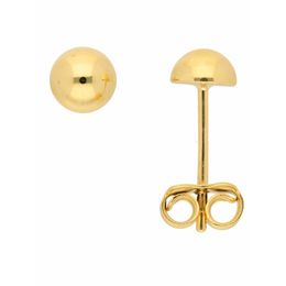 Adelia´s Paar Ohrhänger ADELIA´S "333 Gold Ohrringe Ohrstecker Ø 5 mm" Gr. Damen, Gelbgold 333, goldfarben (gold) Damen Ohrhänger