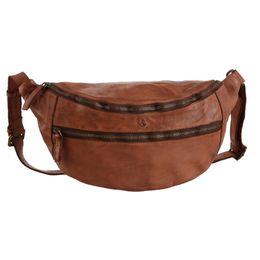 Bauchtasche Harbour 2nd "Chris" Gr. B/H/T: 40 cm x 18 cm x 11 cm, braun (charming cognac) Damen Taschen Gürteltaschen