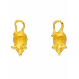 Adelia´s Paar Ohrhänger ADELIA´S "1 333 Gold Ohrringe / Ohrstecker Maus" Gr. Damen, Gelbgold 333, goldfarben (gold) Damen Ohrhänger