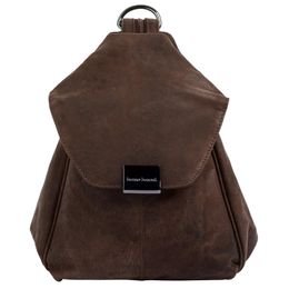 Cityrucksack Bruno Banani Gr. B/H/T: 25 cm x 20 cm x 9 cm, braun Rucksäcke