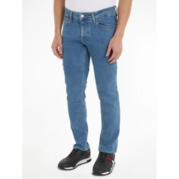 Slim-fit-Jeans Tommy Jeans "SCANTON SLIM" Gr. 31, Länge 32, blau (dark medium4) Herren Jeans Slim Fit