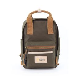 Cityrucksack National Geographic "Legend" Gr. B: 13 cm, grün (khaki) Rucksäcke