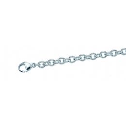 Adelia´s Silberarmband ADELIA´S "925 Silber Anker Armband 80 cm Ø 5,1 mm" Armbänder Gr. 80, Silber 925 (Sterlingsilber), silberfarben (silber) Damen Armbänder Silber