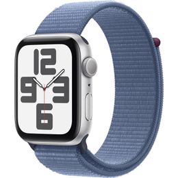 Smartwatch Apple "Watch SE GPS 44 mm Aluminium" Smartwatches silberfarben (silber) Fitness-Tracker