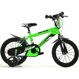 Kinderfahrrad DINO "Jungenfahrrad" Fahrräder Gr. 25 cm, 14 Zoll (35,56 cm), grün Kinder Fahrräder