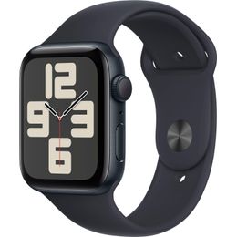 Smartwatch Apple "Watch SE GPS 44 mm Aluminium S/M" Smartwatches blau (midnight) Fitness-Tracker