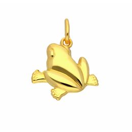 Adelia´s Kette mit Anhänger ADELIA´S "333 Gold Frosch" Halsketten Gr. Gelbgold 333, goldfarben (gold) Damen Ketten mit Anhänger