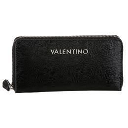 Valentino Handbags Geldbörse VALENTINO BAGS "DIVINA" schwarz Kleinlederwaren Geldbörsen Geldbeutel Portemonnaie Damenbörse