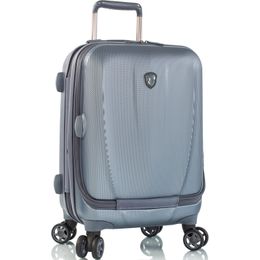 Hartschalen-Trolley Heys "Vantage Smart Access, 53 cm" Gr. B/H/T: 37 cm x 53 cm x 23 cm 51 l, blau (slate blue) Koffer Handgepäck-Koffer