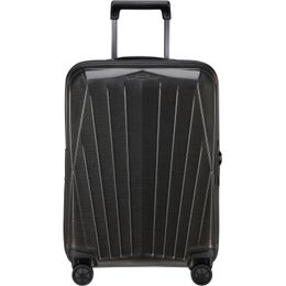 Hartschalen-Trolley Samsonite "Major-Lite, black, 55 cm" Gr. B/H/T: 40 cm x 55 cm x 20 cm 37 l, schwarz (black) Koffer Handgepäck-Koffer