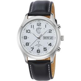 Funkuhr ETT "Gobi, EGS-11436-12L" Armbanduhren schwarz Herren Solaruhren