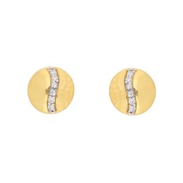 Adelia´s Paar Ohrhänger ADELIA´S "333 Gold Ohrringe Ohrstecker" Gr. Damen, Gelbgold 333, goldfarben (gold) Damen Ohrhänger