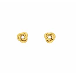 Adelia´s Paar Ohrhänger ADELIA´S "Damen Goldschmuck 1 333 Gold Ohrringe / Ohrstecker Knoten" Gr. Damen, goldfarben (gold) Damen Ohrhänger