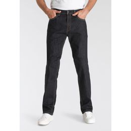 Levi's Straight-Jeans LEVI'S "505" Gr. 34, Länge 30, schwarz (dark rinse) Herren Jeans Straight Fit