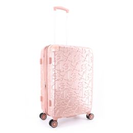 Koffer ELLE "Alors" Gr. B/H/T: 42.5 cm x 60.00 cm x 27.5 cm, rosa Koffer Trolleys