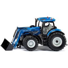RC-Traktor Siku "Siku Control, New Holland T7.315 mit Frontlader (6797)" Fernlenkfahrzeuge blau Kinder Ab 3-5 Jahren