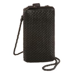Handytasche Harbour 2nd "Hanni" Gr. B/H/T: 10 cm x 18 cm x 2,5 cm, grau (dark ash) Damen Taschen Smartphone Case Tasche