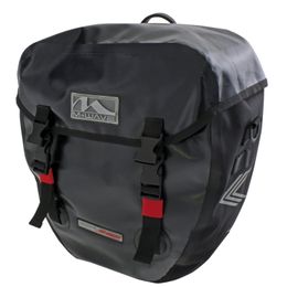 Gepäckträgertasche M-Wave "Alberta" Taschen Gr. B/H/T: 43 cm x 10 cm x 43 cm, schwarz Gepäckträgertaschen