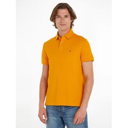 Poloshirt Tommy Hilfiger "1985 REGULAR POLO" Gr. M, orange (rich ochre) Herren Shirts Kurzarm