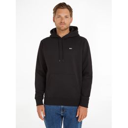 Kapuzensweatshirt Tommy Jeans "TJM REGULAR FLEECE HOODIE" Gr. XXXL, schwarz (black) Herren Sweatshirts