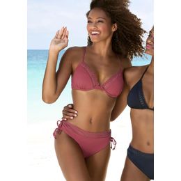 Bügel-Bikini-Top s.Oliver "Aiko" Gr. 44, Cup D, rot (rostrot) Damen Bikini-Oberteile Ocean Blue