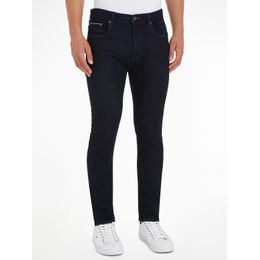 Slim-fit-Jeans Tommy Hilfiger "Bleecker" Gr. 38, Länge 30, blau (ohio rinse) Herren Jeans Slim Fit