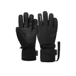 Skihandschuhe Reusch "Cassidra GORE-TEX" Gr. 6,5, silberfarben (schwarz, silberfarben) Damen Handschuhe Sporthandschuhe