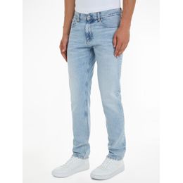 Straight-Jeans Calvin Klein Jeans "AUTHENTIC STRAIGHT" Gr. 33, Länge 32, blau (denim light) Herren Jeans Straight Fit