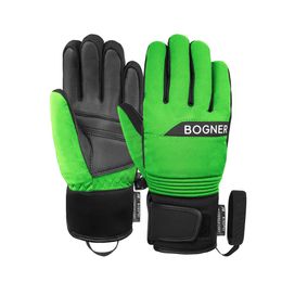Skihandschuhe Bogner "Jody R-TEXXT" Gr. 6, grün (grün, schwarz) Kinder Handschuhe Accessoires