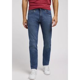 Slim-fit-Jeans Lee "Extrem Motion Slim" Gr. 34, Länge 34, blau (luman) Herren Jeans Slim Fit