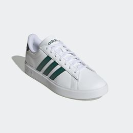 Sneaker adidas Sportswear "GRAND COURT CLOUDFOAM COMFORT" Gr. 41, bunt (cloud white, collegiate green, shadow navy) Schuhe Schnürhalbschuhe