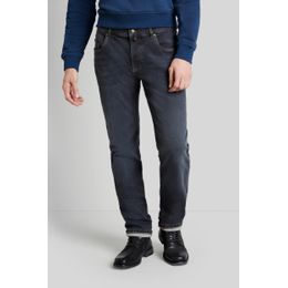 5-Pocket-Jeans Bugatti "Flexcity Denim" Gr. 34, Länge 32, blau (marine) Herren Jeans 5-Pocket-Jeans