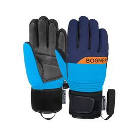 Skihandschuhe Bogner "Jody R-TEXXT" Gr. 4, blau (blau, dunkelblau) Kinder Handschuhe Accessoires