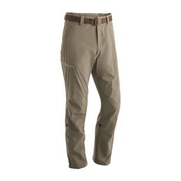 Funktionshose Maier Sports "Nil" Gr. 50, Normalgrößen, beige (dunkelbeige) Herren Hosen Wanderhosen