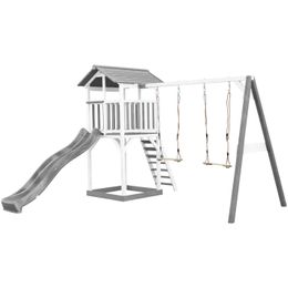 Spielturm AXI "Beach Tower" Spieltürme grau (weiß, grau) Kinder Spielturm